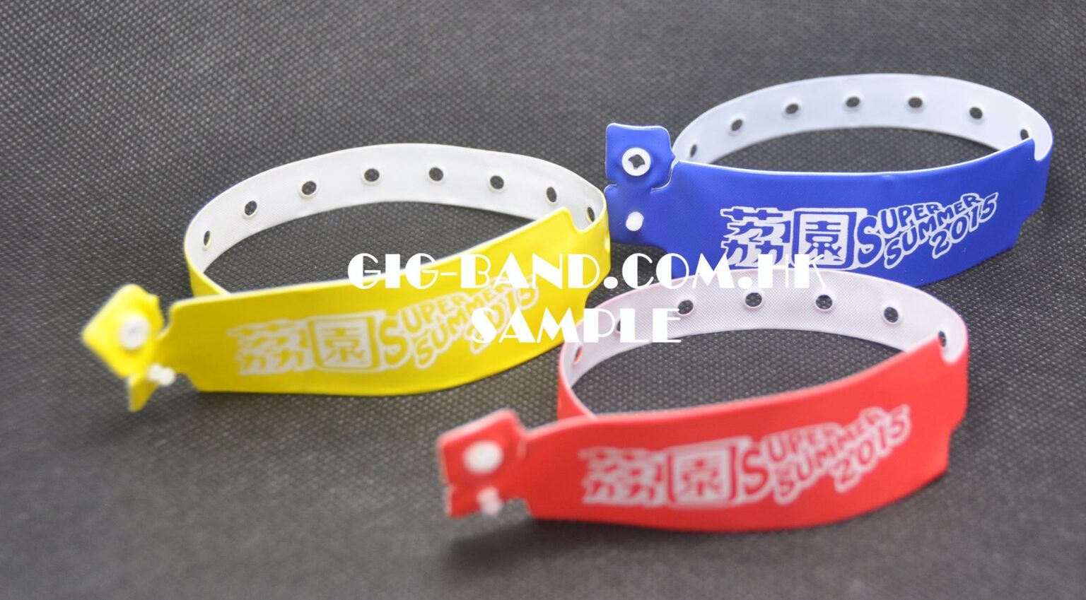 T Shape PVC Wristband – GIG-BAND HK